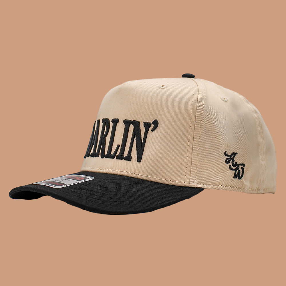 Well Darlin' - Two Toned Black Cap - BLACK/NATURAL – Hudson Westbrook